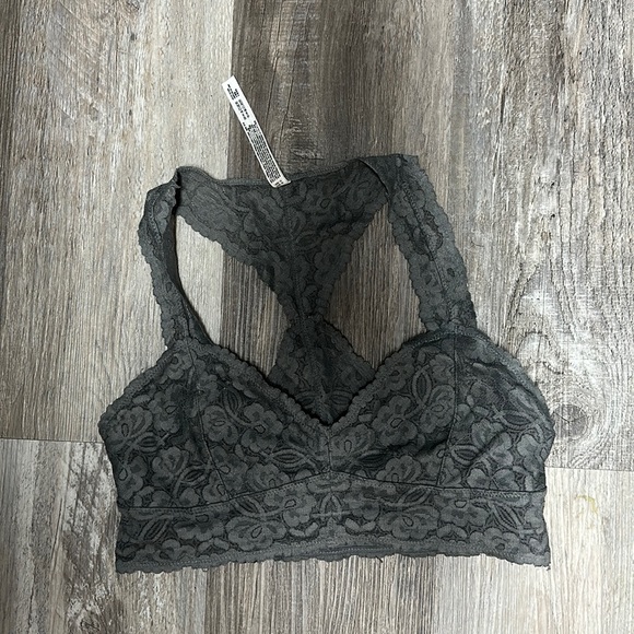 Free People | Intimates & Sleepwear | Free People Gray Bralette | Poshmark